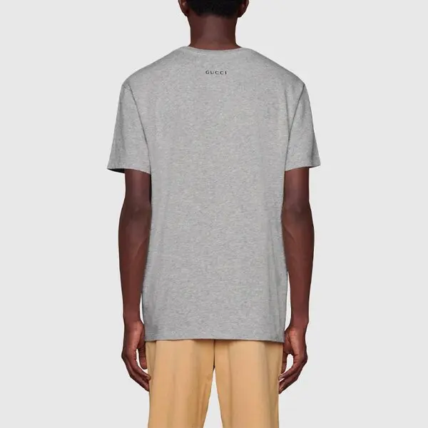 Gucci X Disney Donald Duck Printed Short Sleeve T-shirt