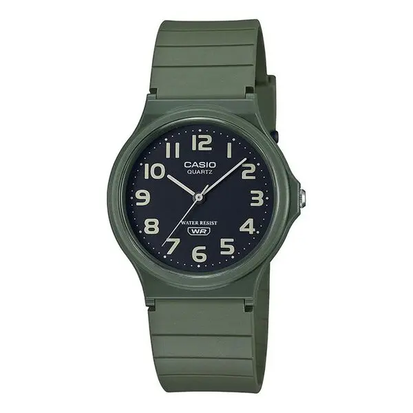 Casio Standard Series Analog Watch With Resin Strap - Black