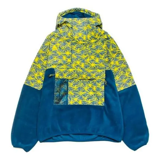 Nike Printed Polar Fleece Hooded Pullover - Green