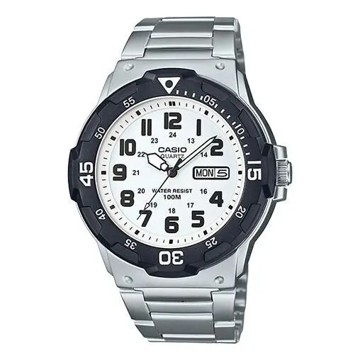 Casio Stainless Steel Quartz Sport Analog Watch - Silver