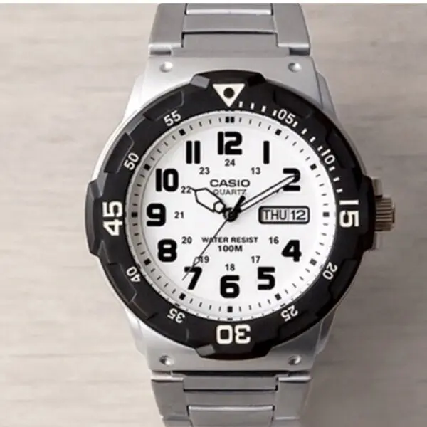 Casio Stainless Steel Quartz Sport Analog Watch