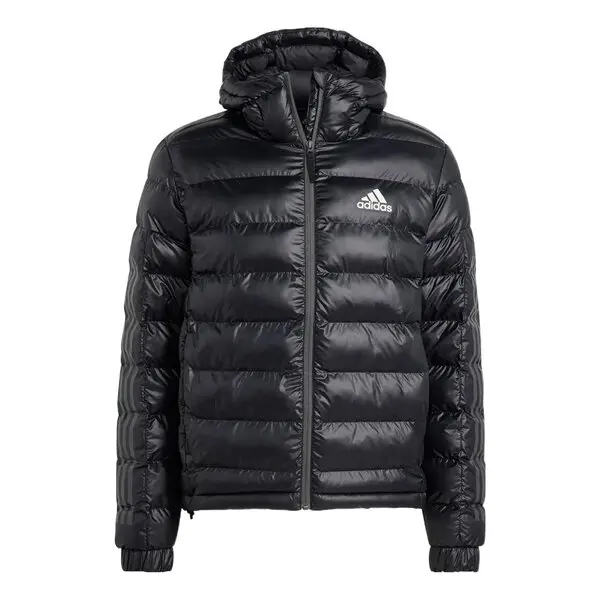 Adidas 3-stripes Badge Of Sport Puffer Jacket - Black