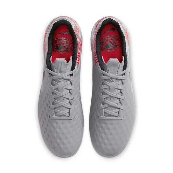 Nike Tiempo Legend 8 Academy Mg Athletic Soccer Cleats - Grey/orange