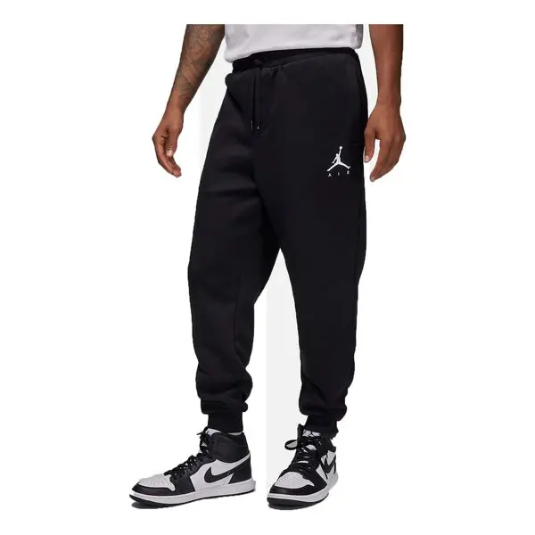 JORDAN Jumpman Fleece Sweatpants - Black