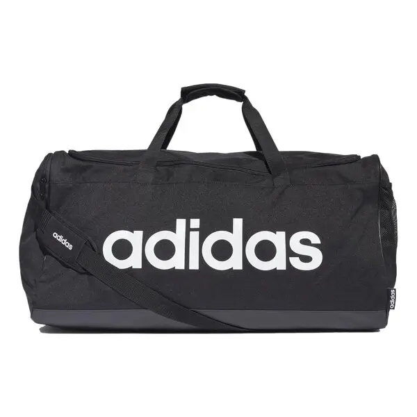 Adidas Linear Logo Duffel Bag - Black/white