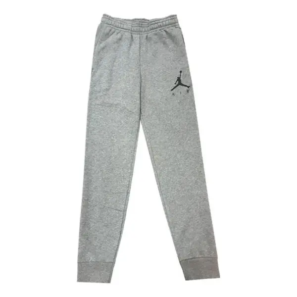 JORDAN Solid Color Slim Fit Bundle Feet Sweatpants