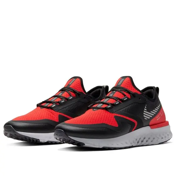 Nike Odyssey React 2 Shield Athletic Sneakers - Black/red