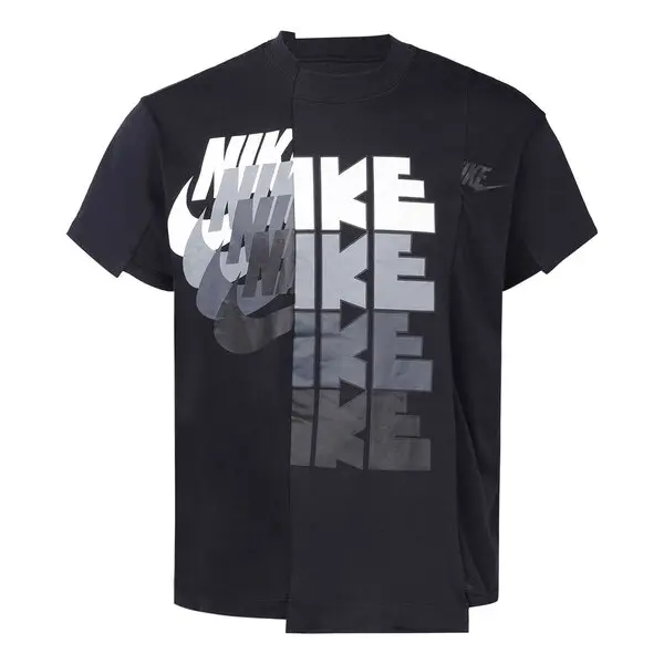 Nike X Sacai Hybrid T-shirt - Black