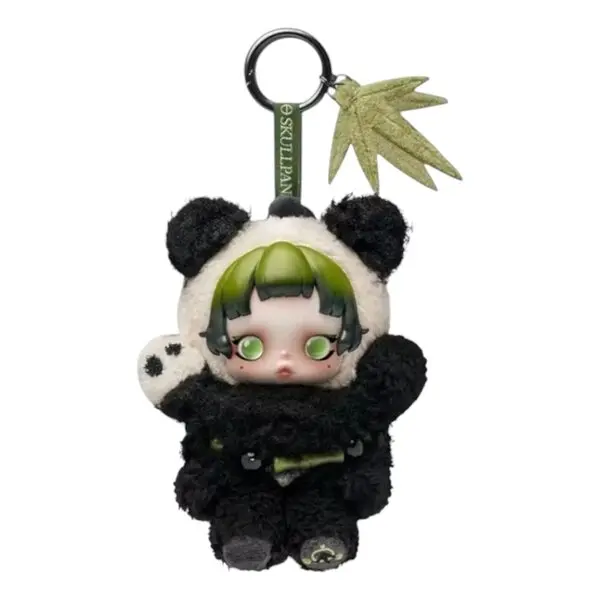 POP MART Skullpanda Lazy Panda Plush Doll Pendant - Multi-color