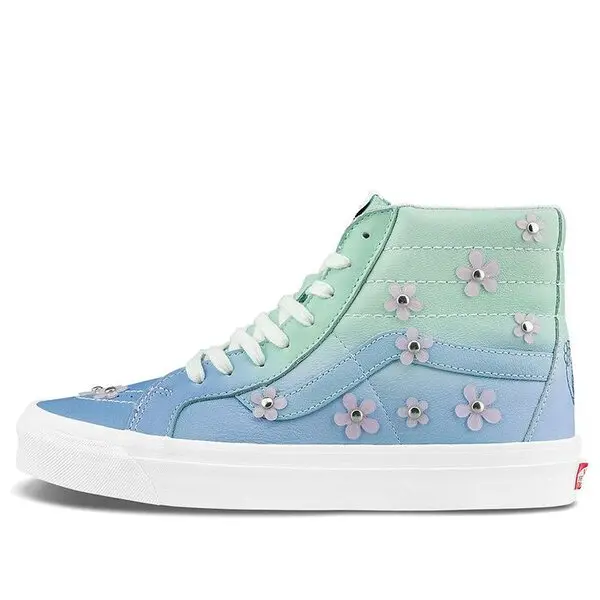 VANS Sandy Liang X Sk8-hi 38 Dx "sandy Cheeks" High Top Sneakers - Blue/green