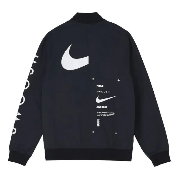 Nike Swsh Unlined Jacket - Black