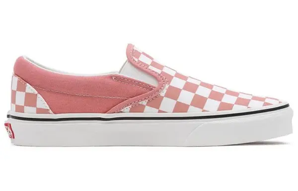 VANS Checkerboard Classic Slip-on Low-top Sneakers - Pink/blue