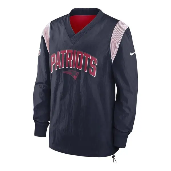 Nike Athletic Stack Pullover Jacket New England Patriots