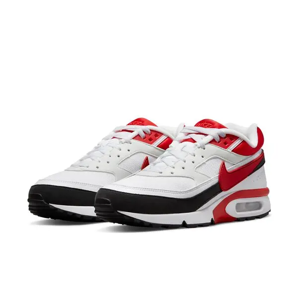 Nike Max Bw Og "sport Red" Low Top Sneakers - White/red