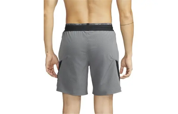Nike Pro Dri-fit Flex Rep Sports Training Shorts Gray