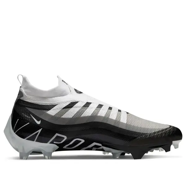 Nike Vapor Edge Elite 360 Flyknit Athletic Cleats - Black/white/gray