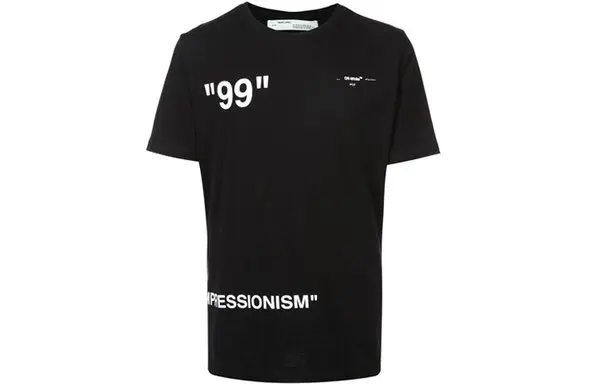 Off-White Ice Man" Short Sleeve T-shirt