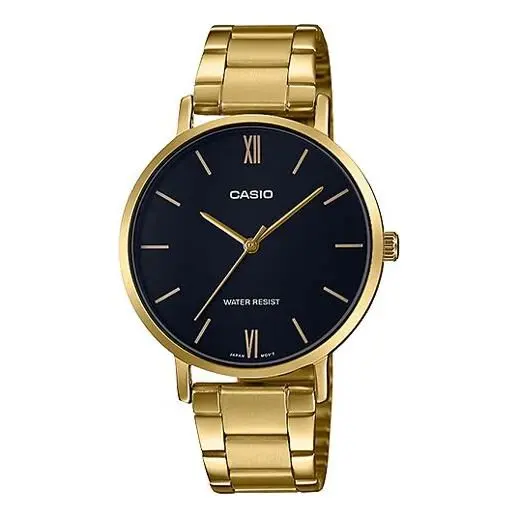 Casio Quartz Analog Watch With Dial - Black