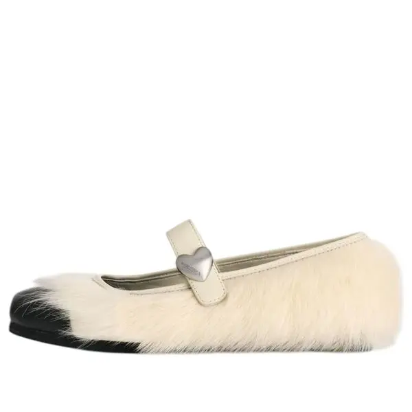 UGG X Ambush Mary Jane Flats - White/black