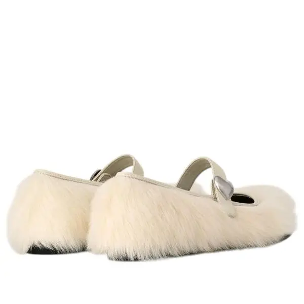 UGG X Ambush Mary Jane Flats - White/black