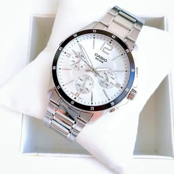 Casio Analog Stainless Steel Watch