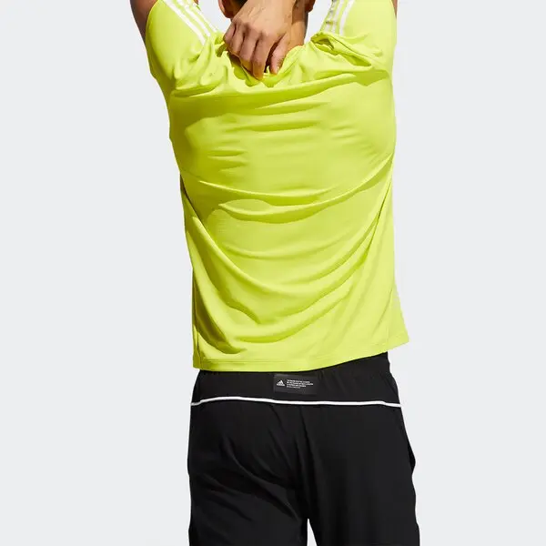 Adidas H.rdy 3s Tee Short Sleeve Training Shirt - Yellowgreen