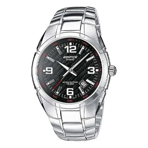 Casio Edifice Stainless Steel Quartz Analog Watch - Silver
