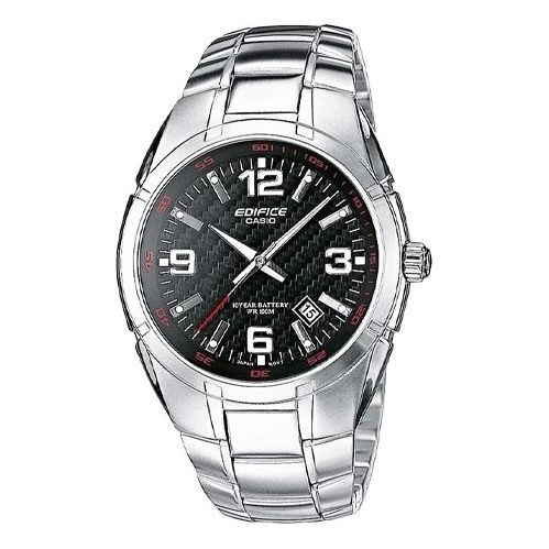 Casio Edifice Stainless Steel Quartz Analog Watch - Silver