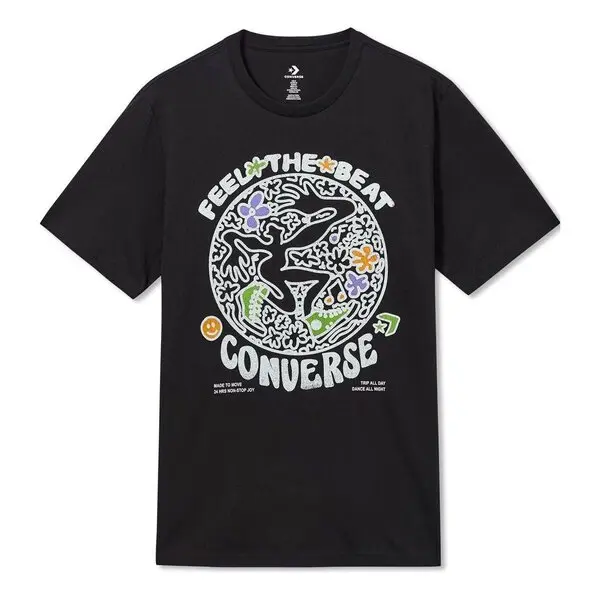 CONVERSE Abstract Dance Tee Asia Sizing - Black