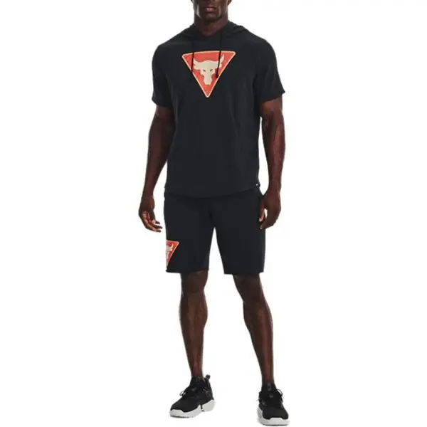 Under Armour Project Rock Terry Short Sleeve Hoodie