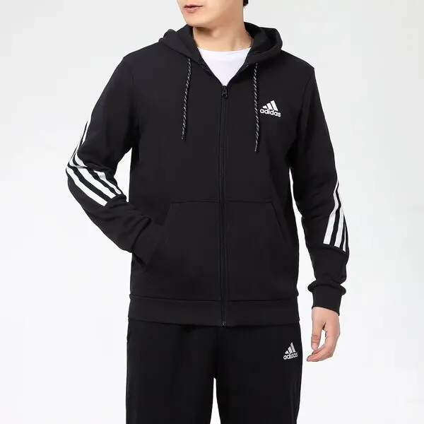 Adidas 3-stripes Tape Full-zip Sweatshirt