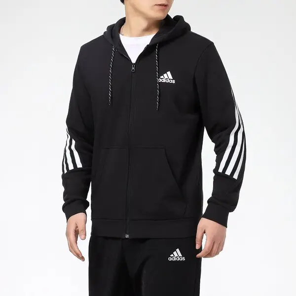 Adidas 3-stripes Tape Full-zip Sweatshirt