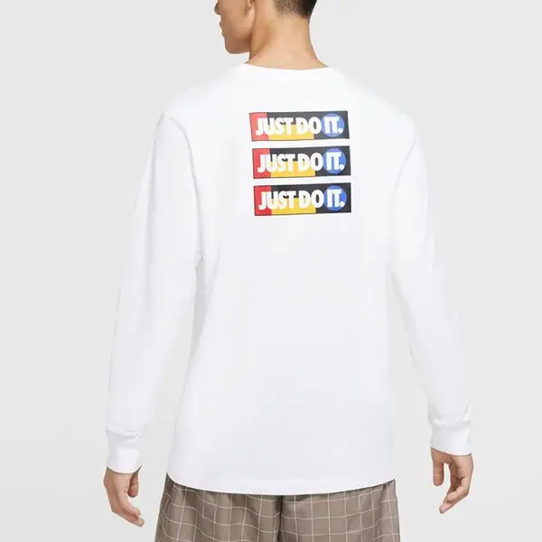 Nike Alphabet Printing Casual Round Neck Long Sleeves