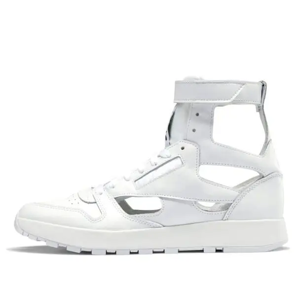 REEBOK Maison Margiela X Classic Leather Tabi High Top Sneakers - White
