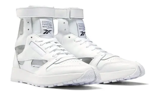 REEBOK Maison Margiela X Classic Leather Tabi High Top Sneakers