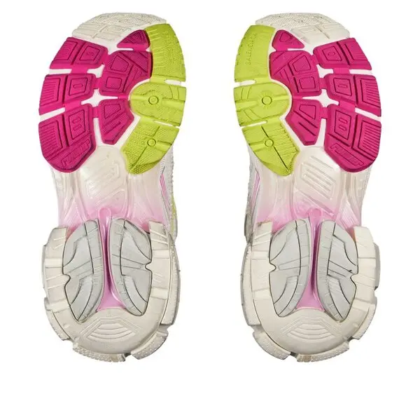 Balenciaga Runner Gradient Sneakers - White/pink/grey