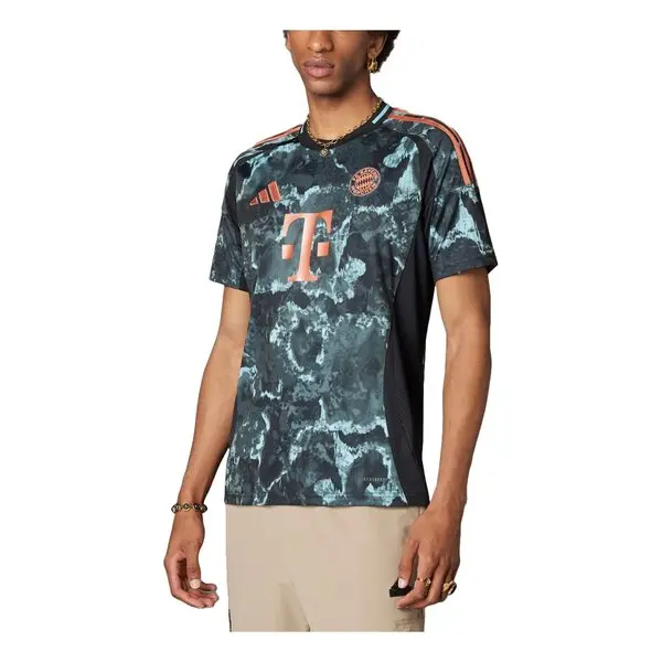 Adidas Fc Bayern Munich 24/25 Away Football Jersey - Black/teal