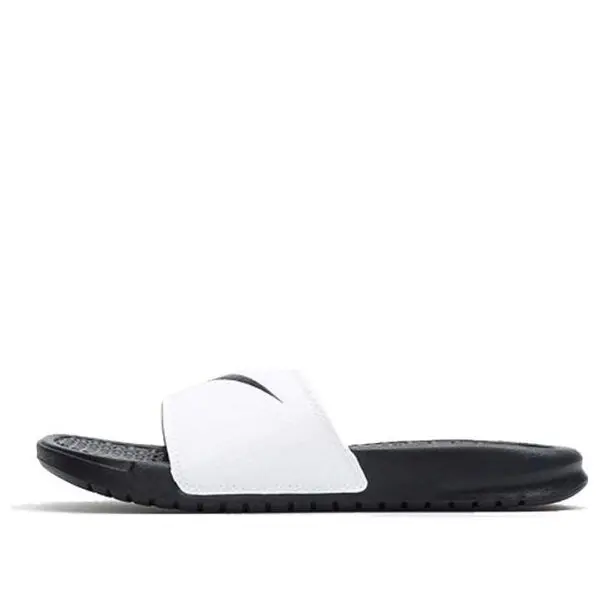 Nike Benassi Swoosh Slides - Black/white