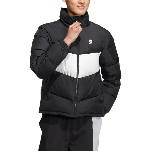 Adidas Puffer Jacket With Logo Detailing