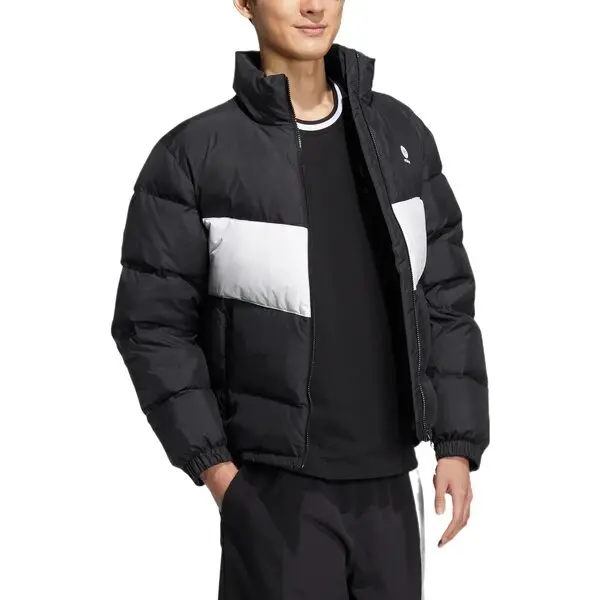 Adidas Puffer Jacket With Logo Detailing