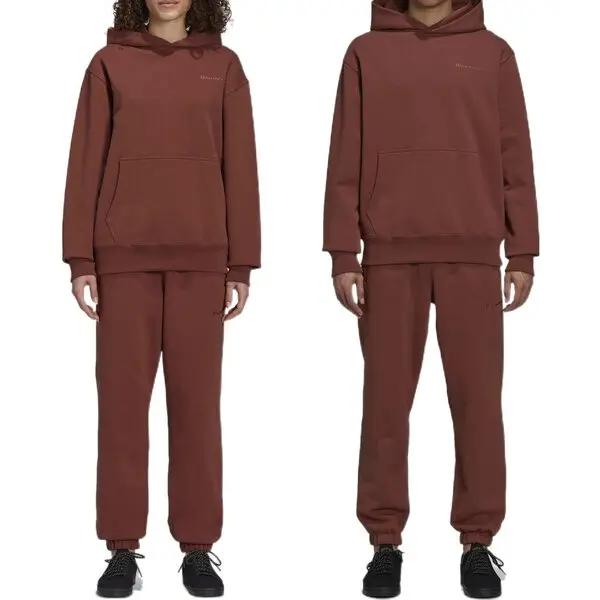 Adidas X Pharrell Humanrace Small Logo Sweatpants 'burgundy Red - Multi-color