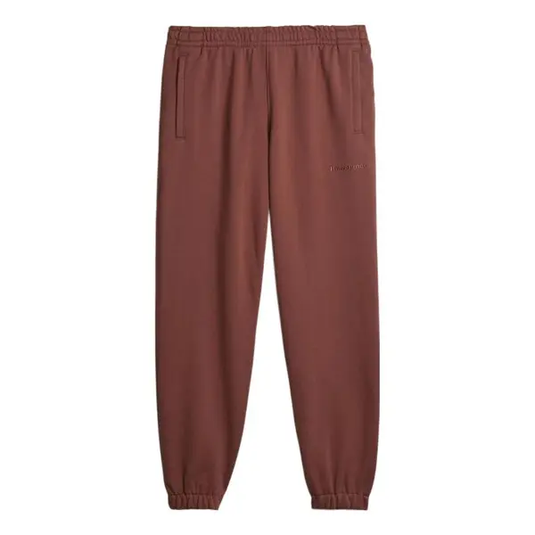 Adidas X Pharrell Humanrace Small Logo Sweatpants 'burgundy Red - Multi-color