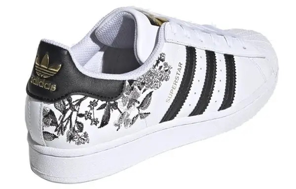 Adidas Superstar 'floral Twist' Sneakers - White