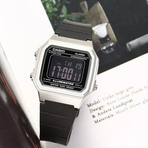 Casio Youth Series Retro Digital Watch - Silver