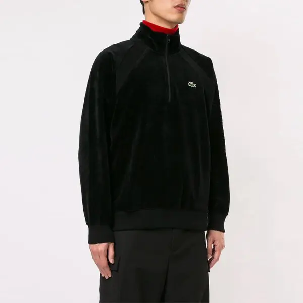 Supreme Ss18 Lacoste Velour Half-zip Track Top