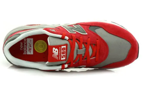 NEW BALANCE 580 Athletic Sneakers - Red/gray