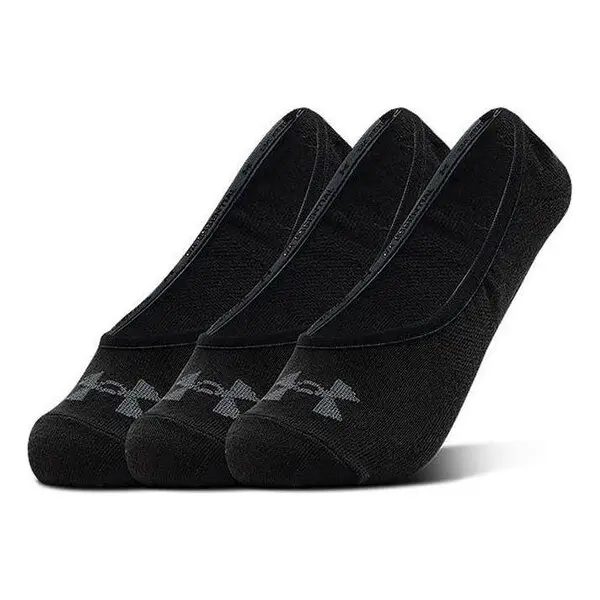 Under Armour Essential Lolo Liner Socks 3 Pack - Black