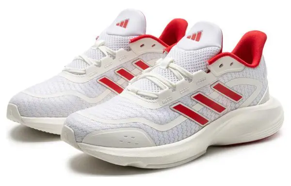 Adidas All Day Essential Lace-up Sneakers - White/red