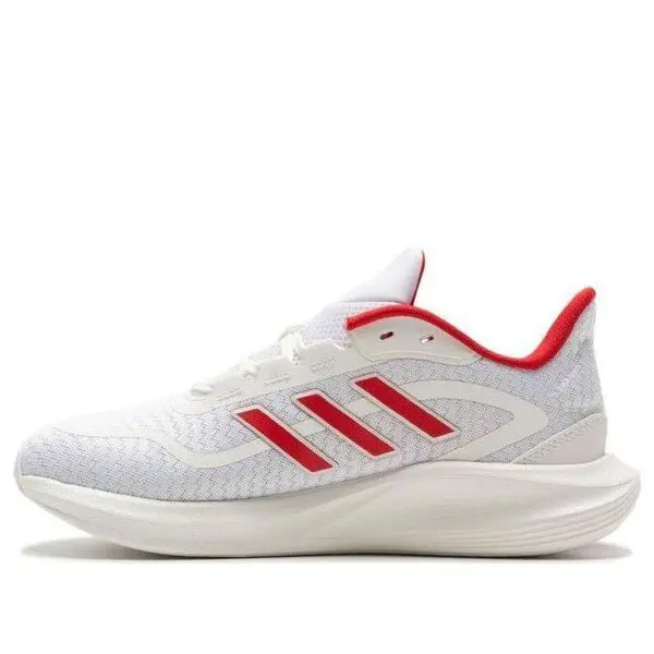Adidas All Day Essential Lace-up Sneakers - White/red