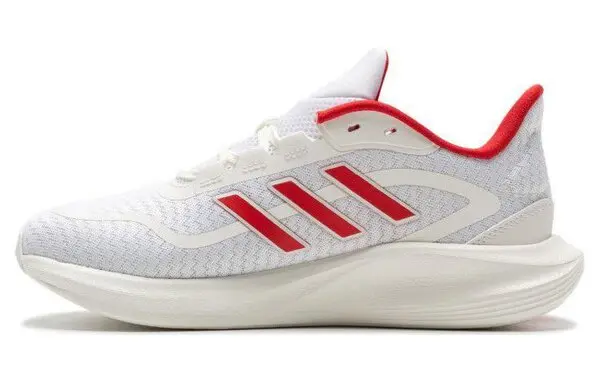Adidas All Day Essential Lace-up Sneakers - White/red